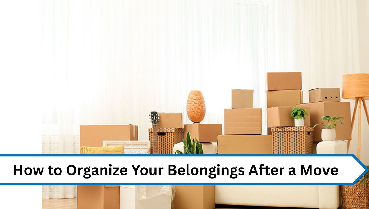 How to Organize Your Belongings After a Move